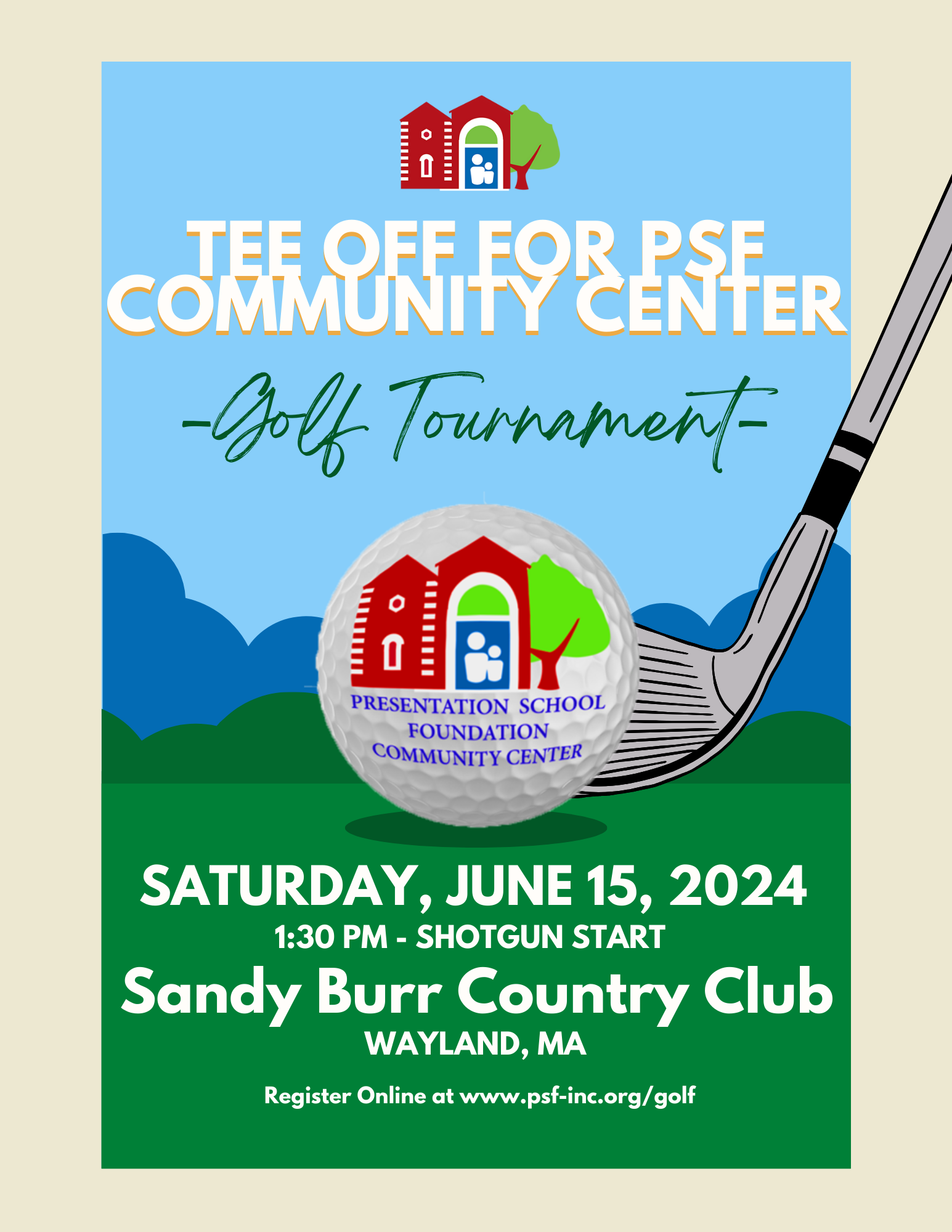 Tee Off for PSF Community Center - PSF Community Center
